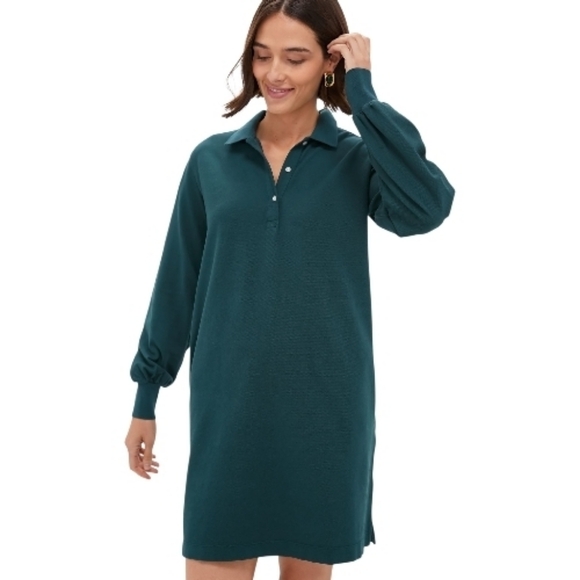 Tuckernuck | Dresses | Tuckernuck Dark Green June Bug Pique Frances ...